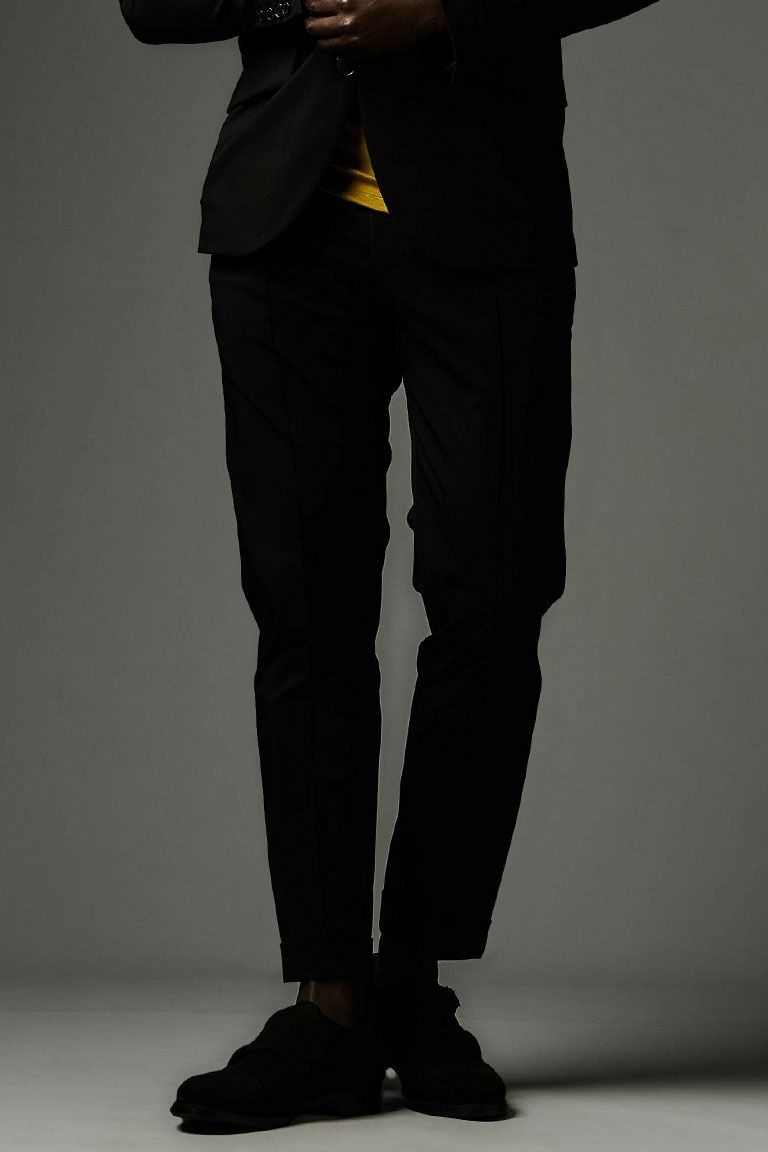 COMFY CREASE SLACKS[BLACK] | VATOMCE | 1PIU1UGUALE3正規店